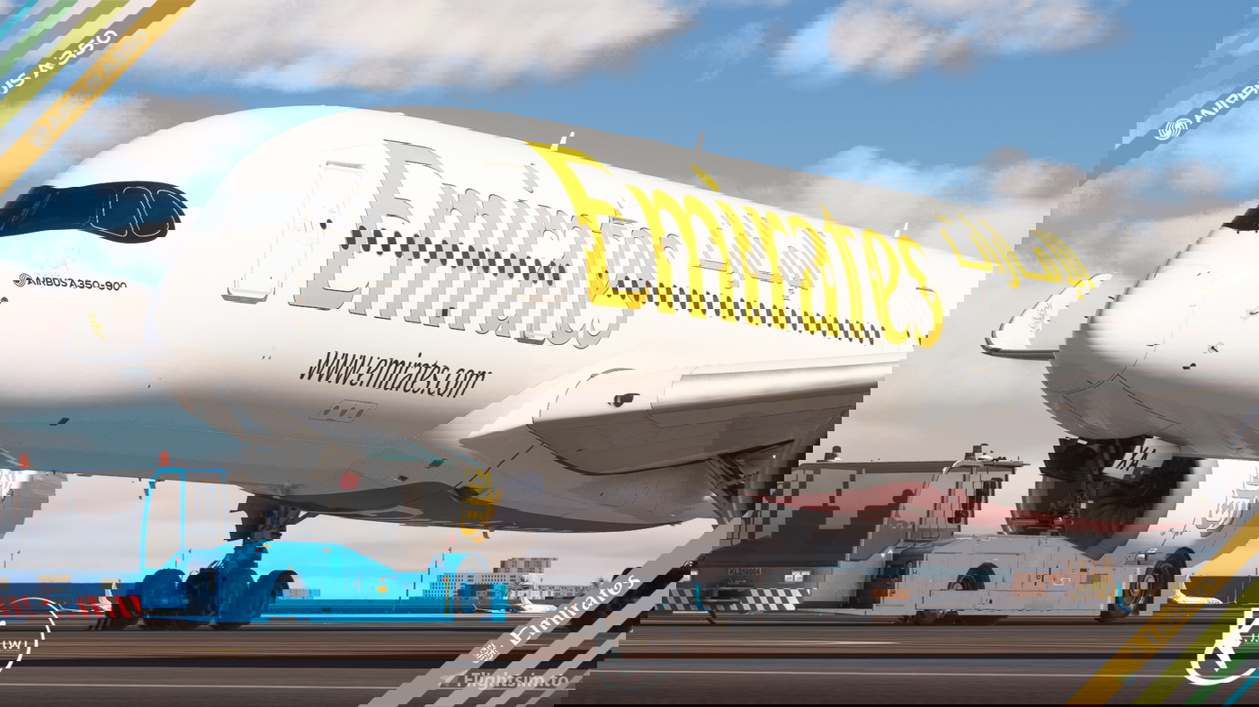 Inibuilds Airbus A350-900 Emirates 2005 4K のために Microsoft Flight ...