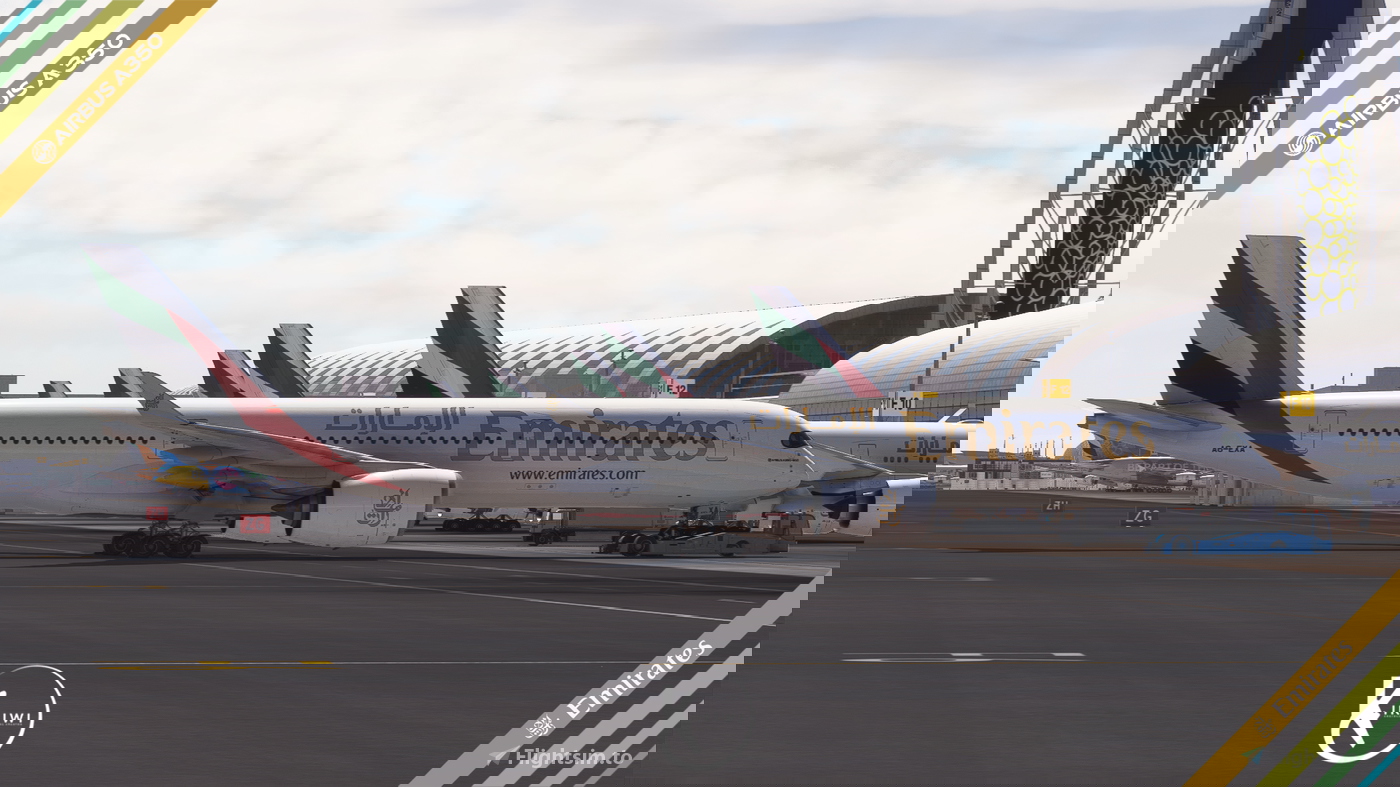 Inibuilds Airbus A350-900 Emirates 2005 4K のために Microsoft Flight ...