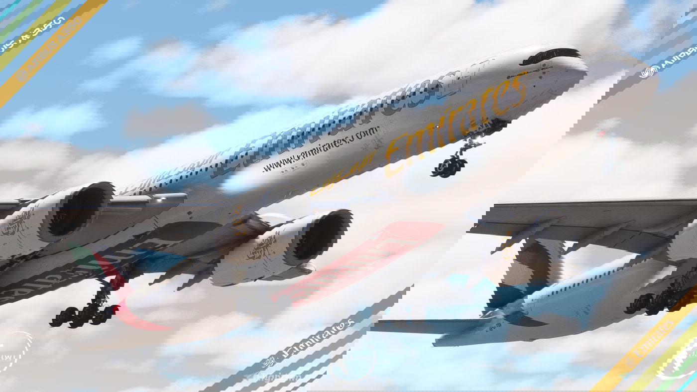 Inibuilds Airbus A350-900 Emirates 2005 4K のために Microsoft Flight ...