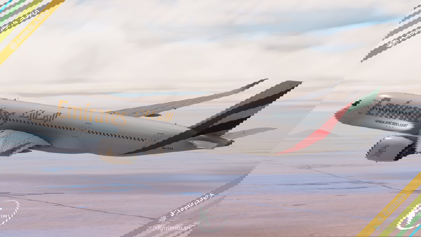 Inibuilds Airbus A350-900 Emirates 2005 4K のために Microsoft Flight ...