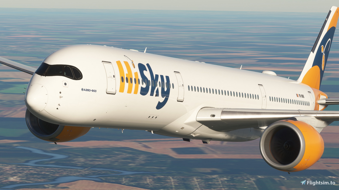 IniBuilds Airbus A350-900 HiSky Europe YR-XWB [Fictional] pro Microsoft ...