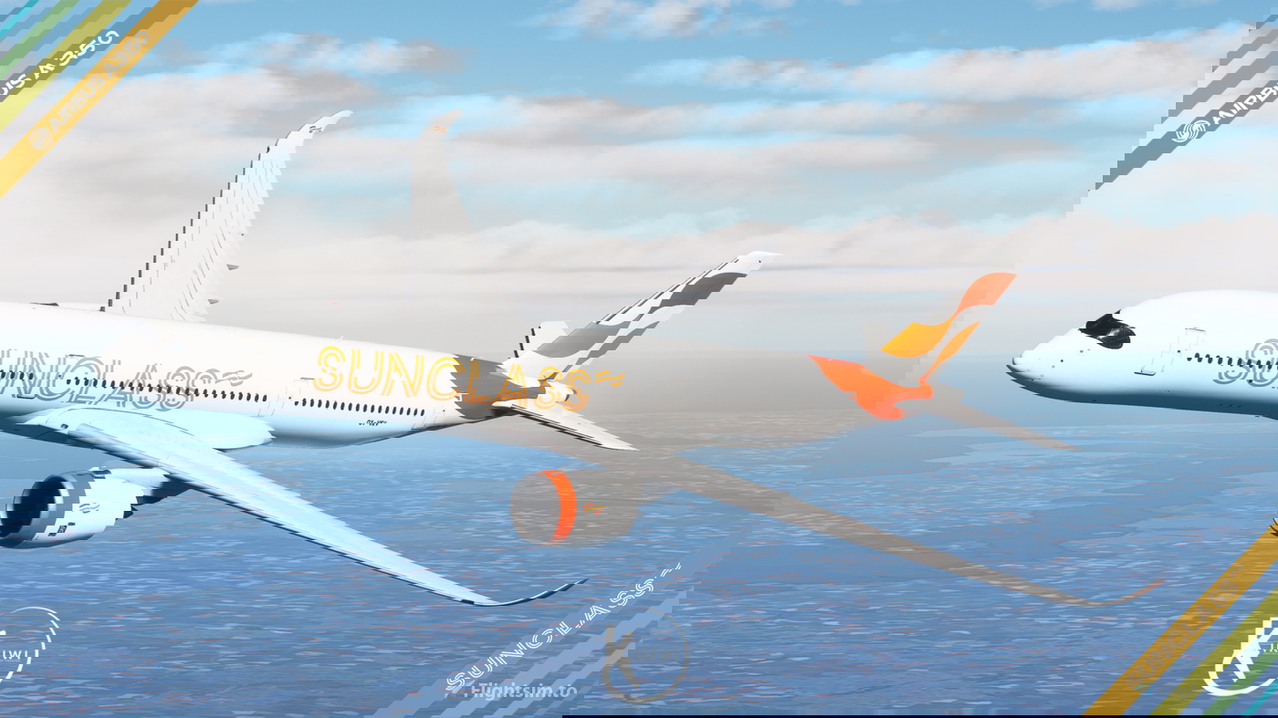 Inibuilds Airbus A350-900 Sunclass Airlines 4K for Microsoft Flight ...