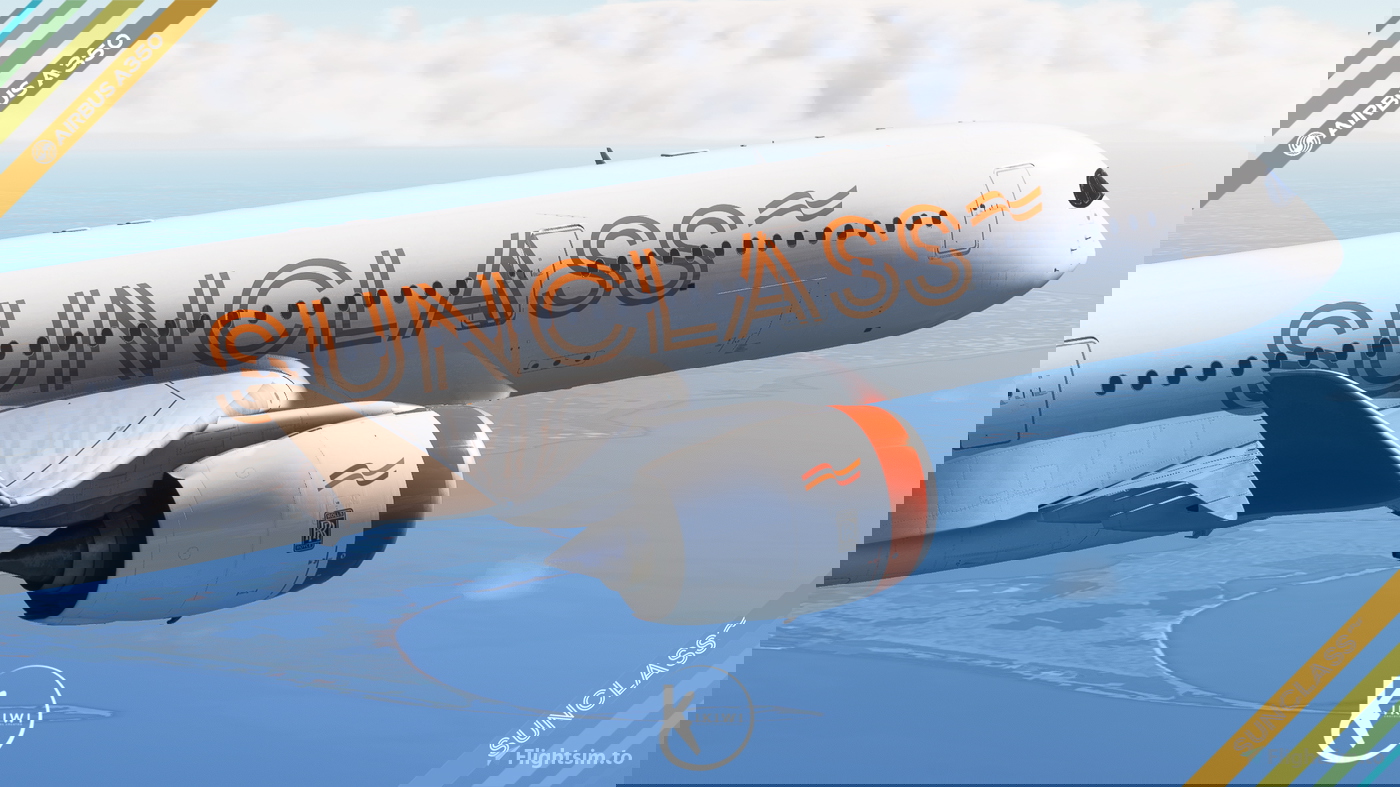 Inibuilds Airbus A350-900 Sunclass Airlines 4K pour Microsoft Flight ...