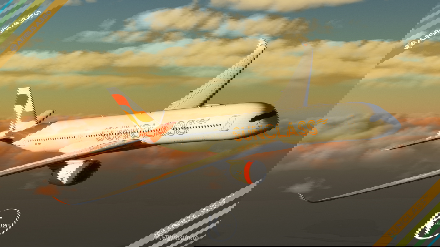 Inibuilds Airbus A350-900 Sunclass Airlines 4K for Microsoft Flight ...