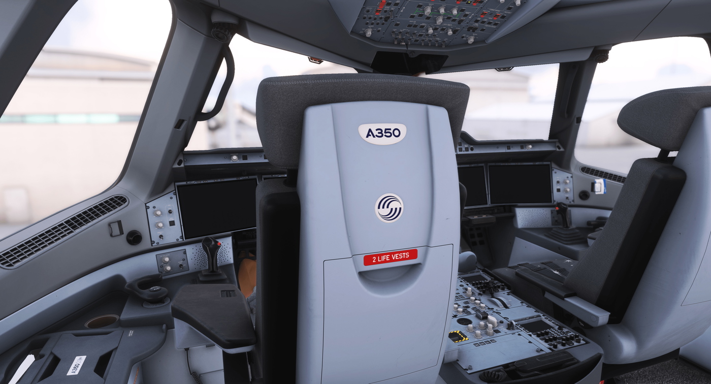iniBuilds Airbus A350 | Cockpit Seatback Logos for Microsoft Flight ...