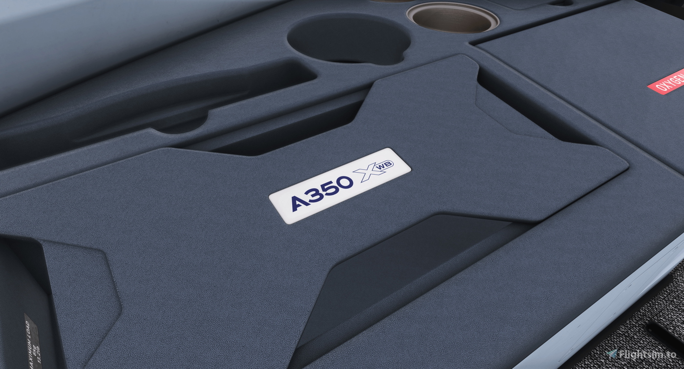 iniBuilds Airbus A350 | Cockpit Seatback Logos for Microsoft Flight ...