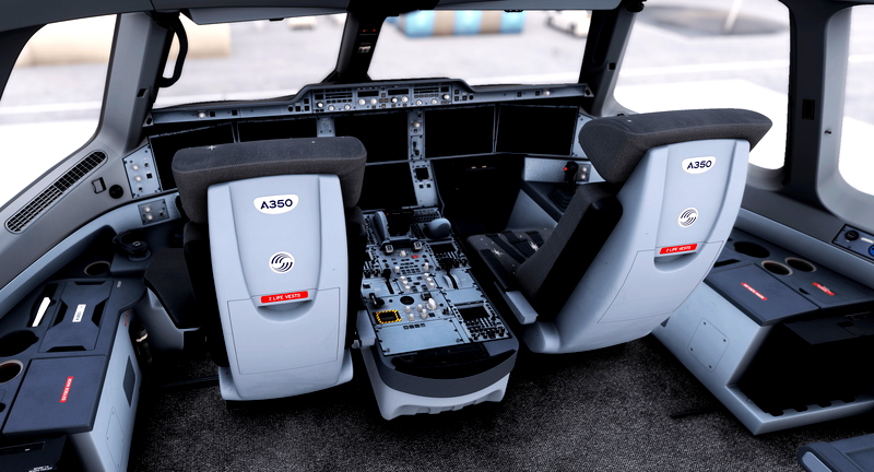 iniBuilds Airbus A350 | Cockpit Seatback Logos for Microsoft Flight ...