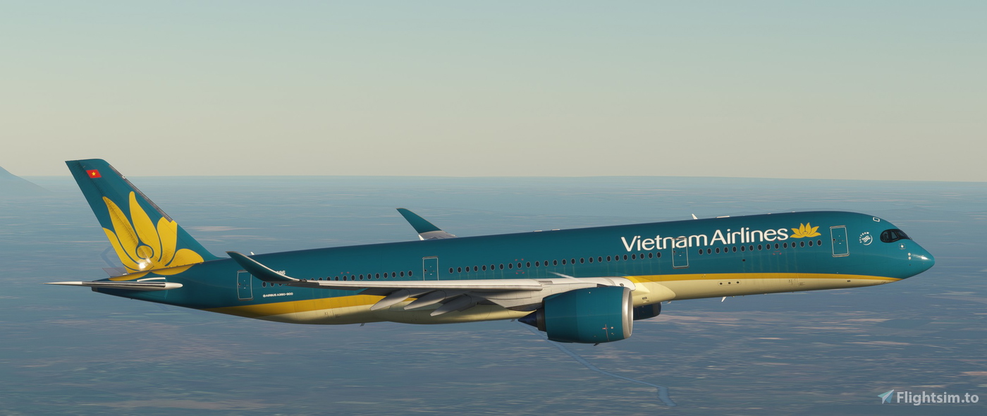 Inibuilds Airbus A350 Vietnam Airlines VN-A886 对于 Microsoft Flight ...