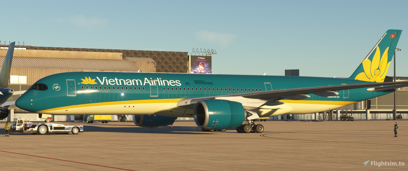 Inibuilds Airbus A350 Vietnam Airlines VN-A886 for Microsoft Flight Simulator | MSFS