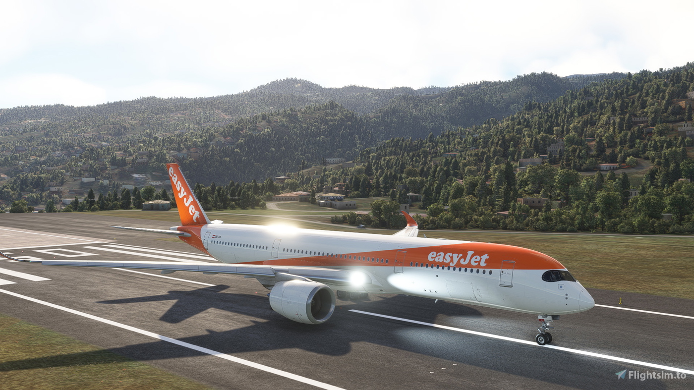 Inibuilds Easyjet A350-900 dla Microsoft Flight Simulator | MSFS