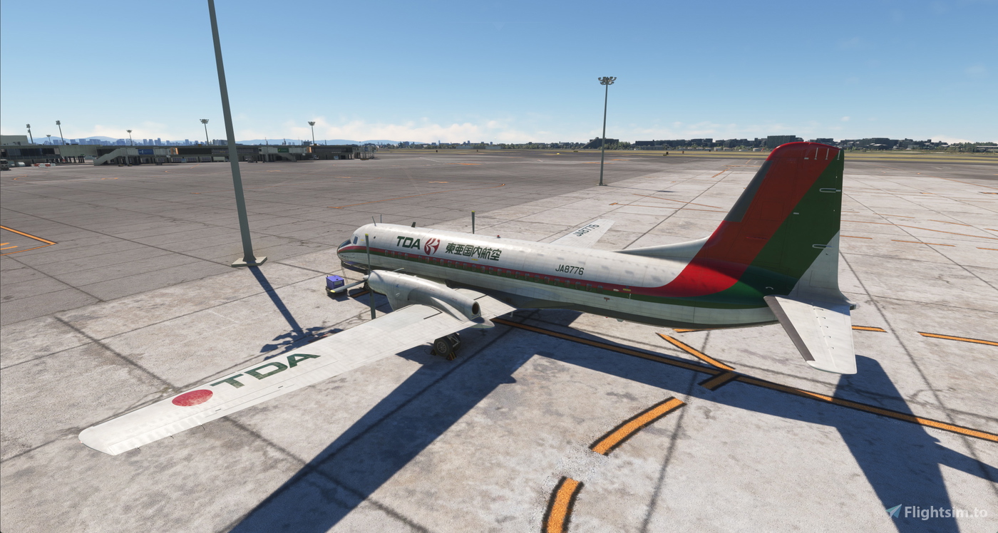 Inibuilds NAMC YS-11 Toa Domestic Airlines JA8776 "Shiretoko" para Microsoft Flight Simulator | MSFS