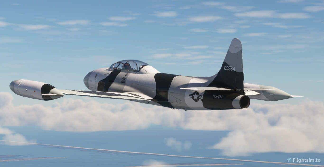 iniBuilds T-33 - Black Diamond Jet Livery | N134EM for Microsoft Flight ...