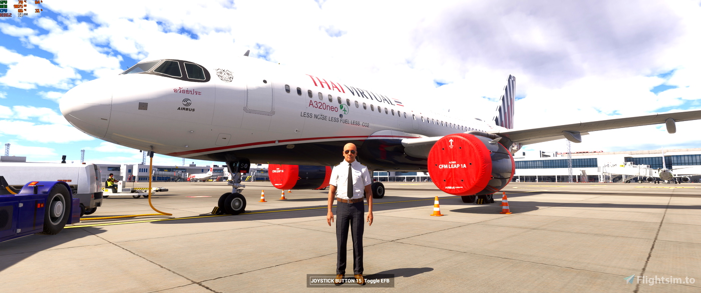 Inibuilds V2 A320 MSFS2024 Thai Virtual Pilots pour Microsoft Flight ...