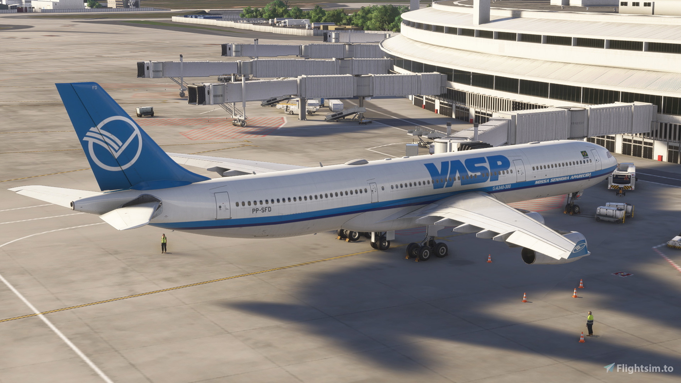iniBuilds VASP PP-SFD A340-300 for Microsoft Flight Simulator | MSFS
