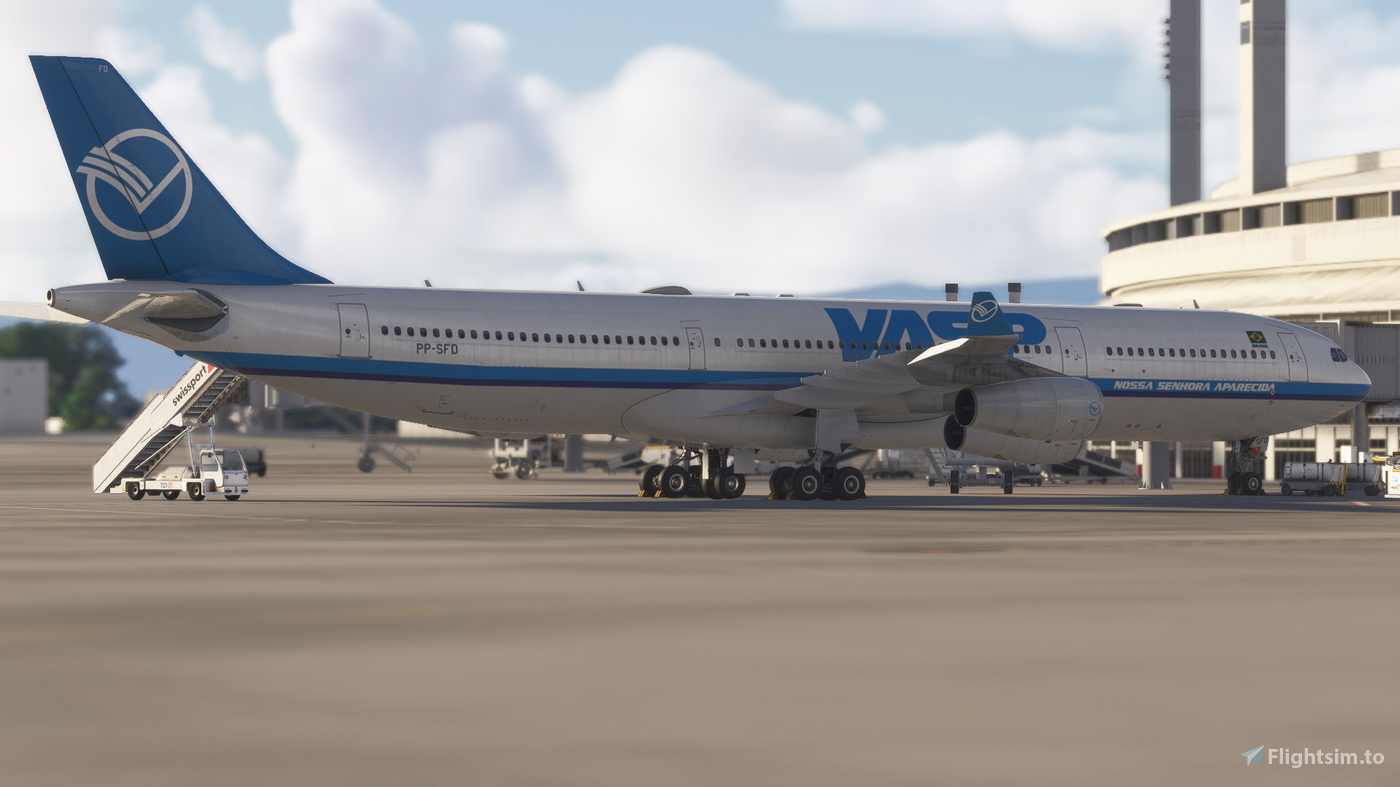 iniBuilds VASP PP-SFD A340-300 for Microsoft Flight Simulator | MSFS