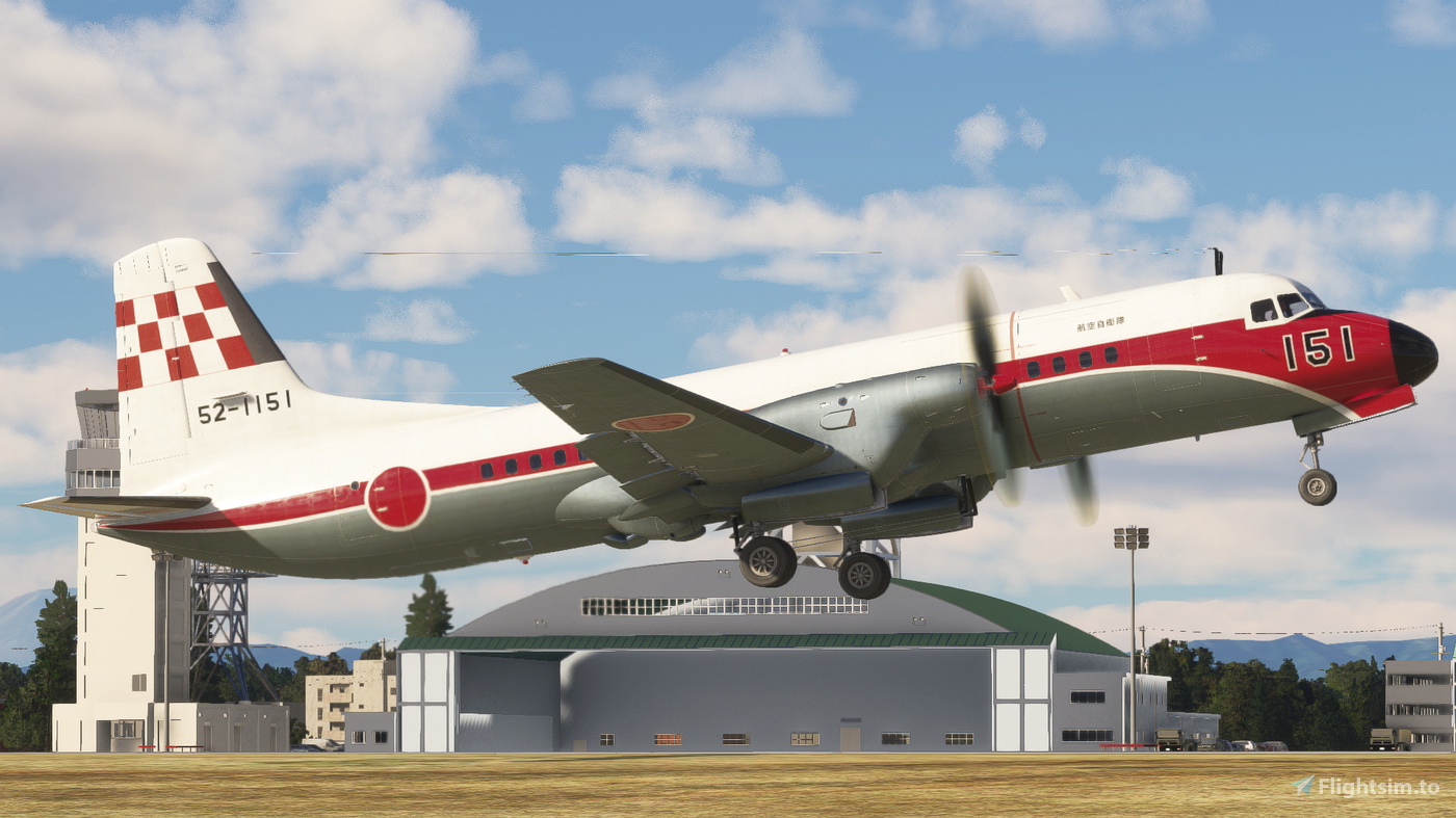 [iniBuilds/Microsoft NAMC YS-11]Japan Air Self-Defense Force￤52-1151 for Microsoft Flight ...