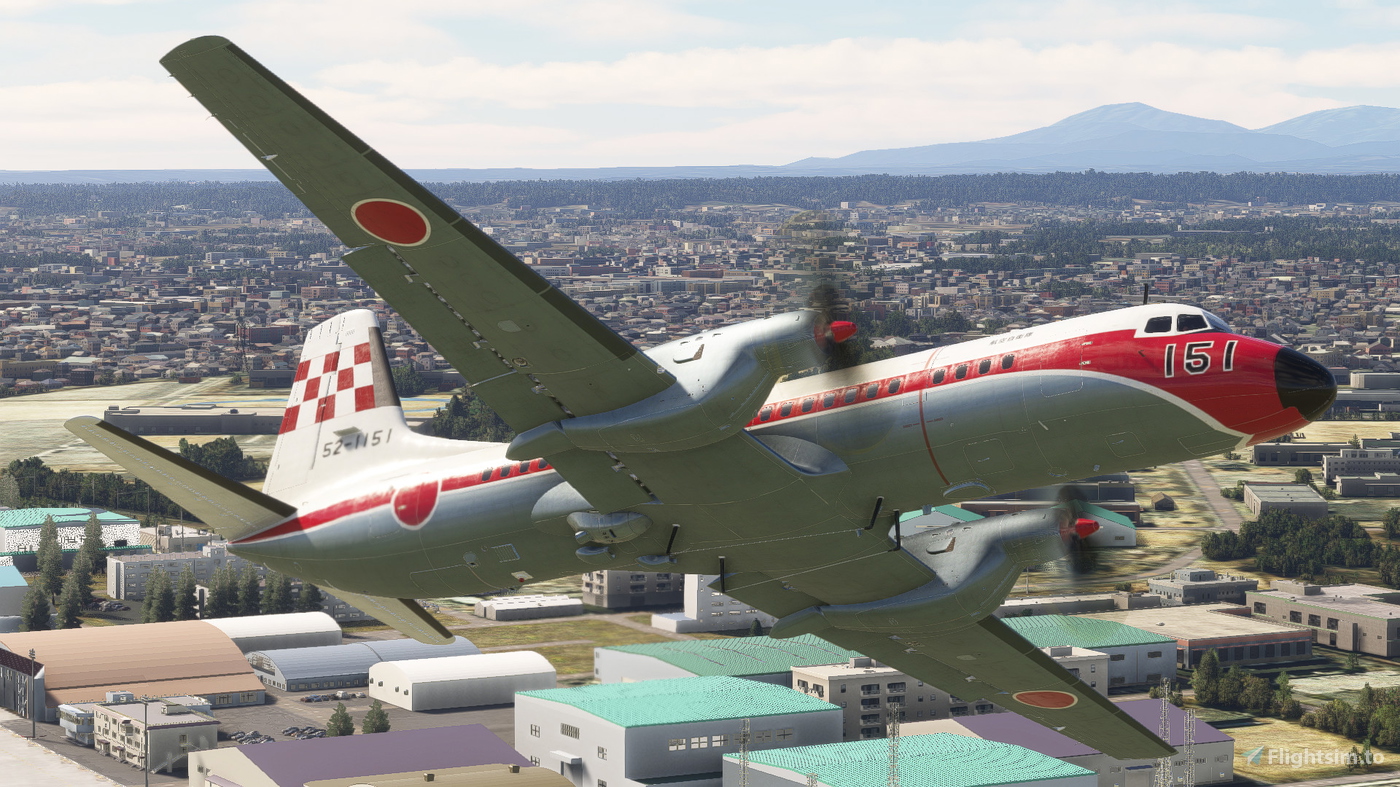 [iniBuilds/Microsoft NAMC YS-11]Japan Air Self-Defense Force￤52-1151 ...