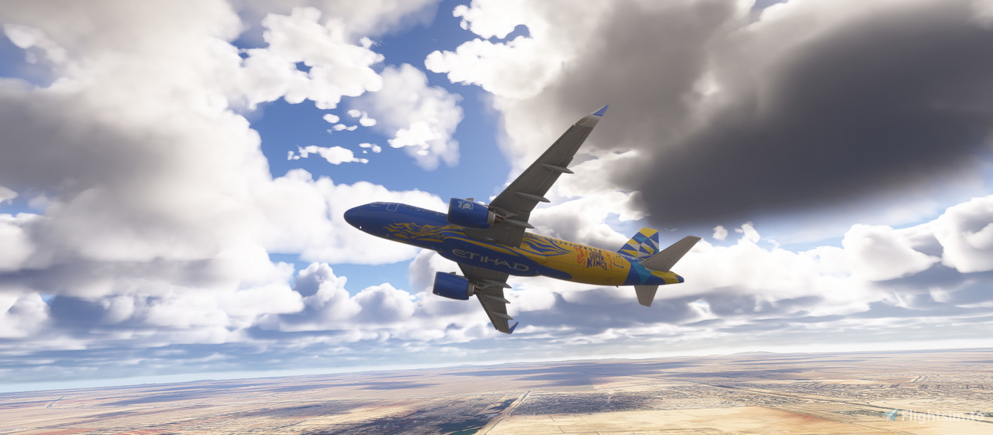 iniBuils A320neo | Etihad Airways A6-EJB (Chennai Super Kings livery ...
