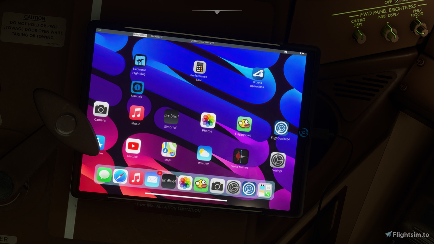 IOS EFB for PMDG 777F MFS-2020 对于 Microsoft Flight Simulator | MSFS