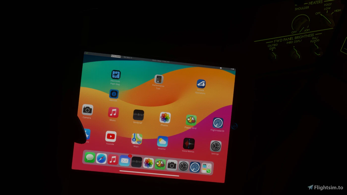 IOS EFB for PMDG 777F MFS-2020 für Microsoft Flight Simulator | MSFS