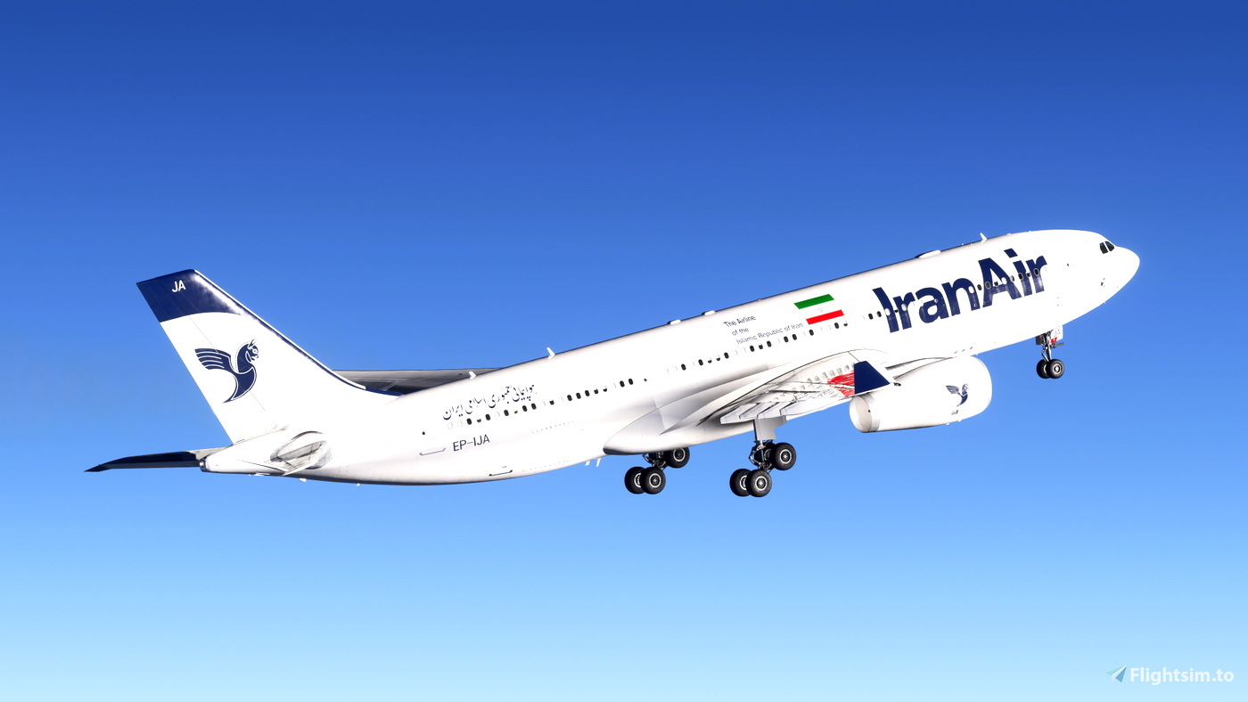 Iran Air EP-IJA iniBuilds Airbus A330-200 RR - 8K for Microsoft Flight ...