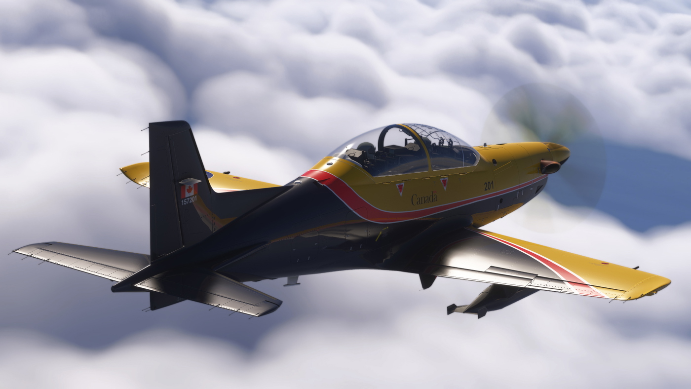 IRIS PC21 RCAF Schemes (Fictional) für Microsoft Flight Simulator | MSFS