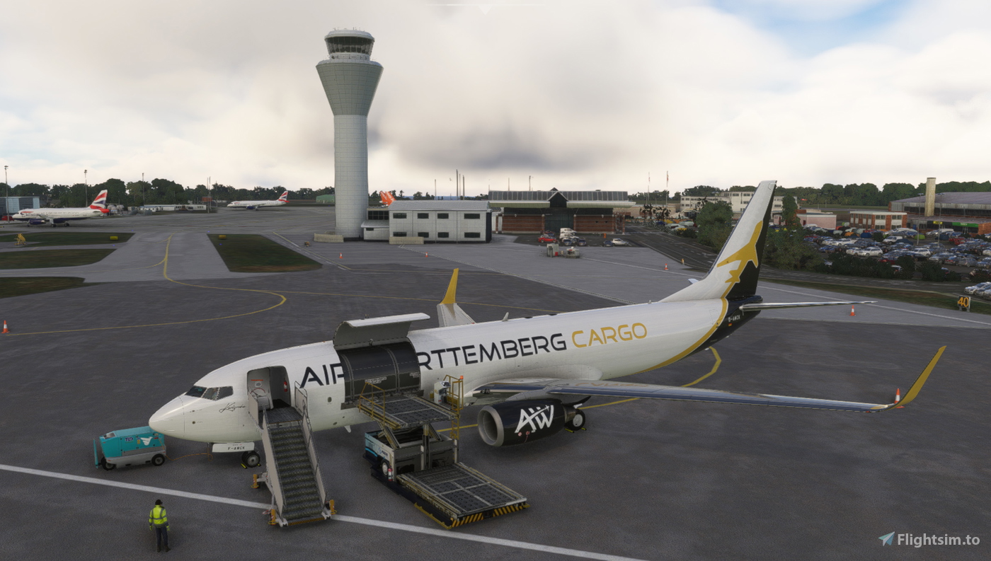 AirWuerttemberg Livery for Boeing737-800BCF (Cargo) (PMDG) para ...