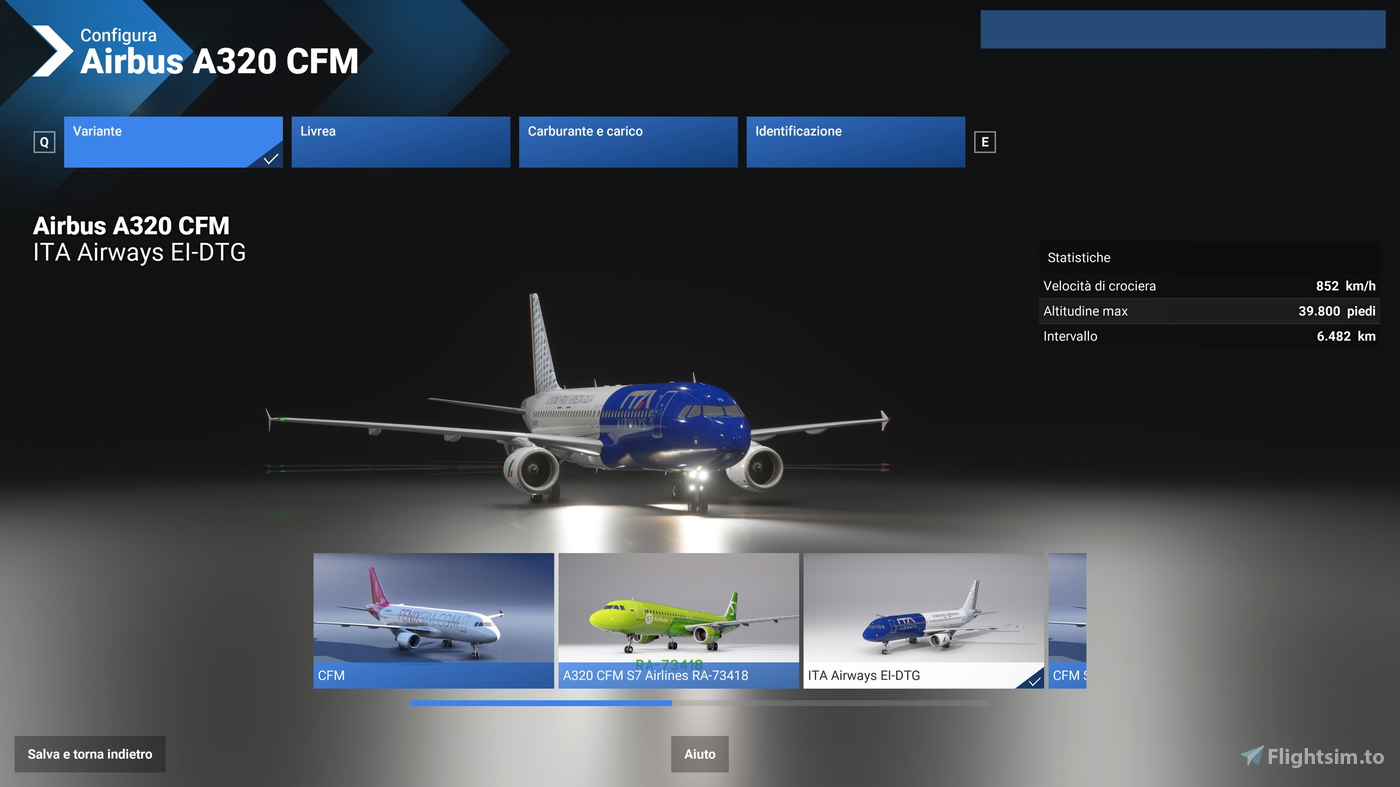 ITA Airways EI-DTG Io Sono Friuli Venezia Giulia CFM BLOCK 2 for ...