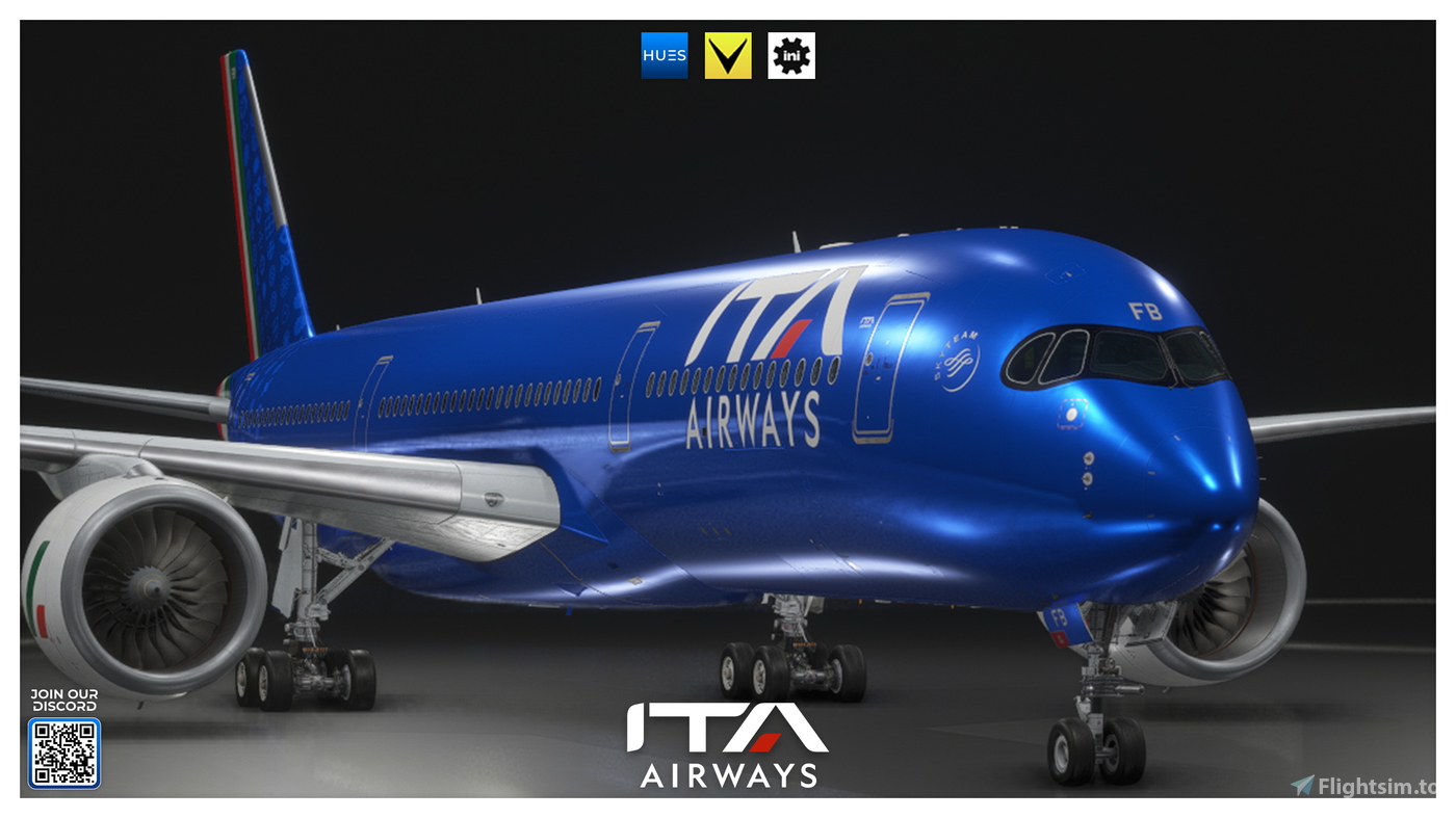 ITA Airways Fleet w/Cabin | A350-900 inibuilds [4K/8K] pour Microsoft ...