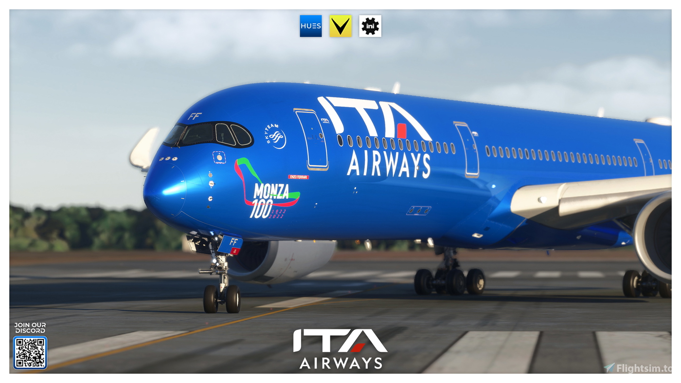 ITA Airways Fleet w/Cabin | A350-900 inibuilds [4K/8K] für Microsoft Flight Simulator | MSFS