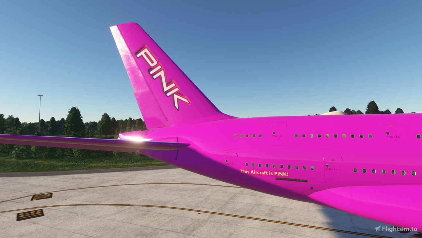 ITS PINK! - FBWA380 for Microsoft Flight Simulator | MSFS