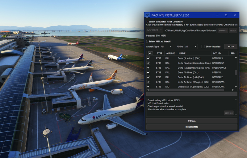 IVAO MTL Installer (Model Matching) for Microsoft Flight Simulator | MSFS