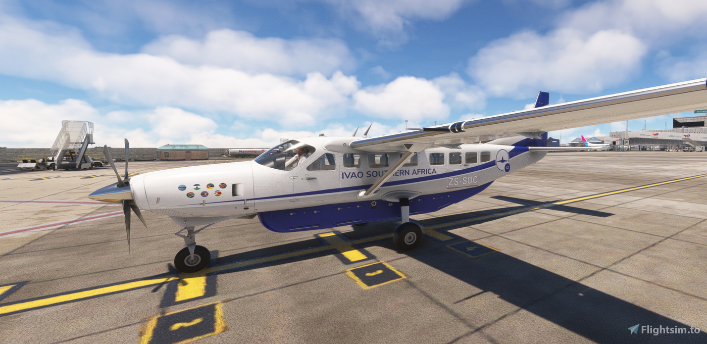 IVAO XZ Southern Africa Caravan Asobo for Microsoft Flight Simulator | MSFS