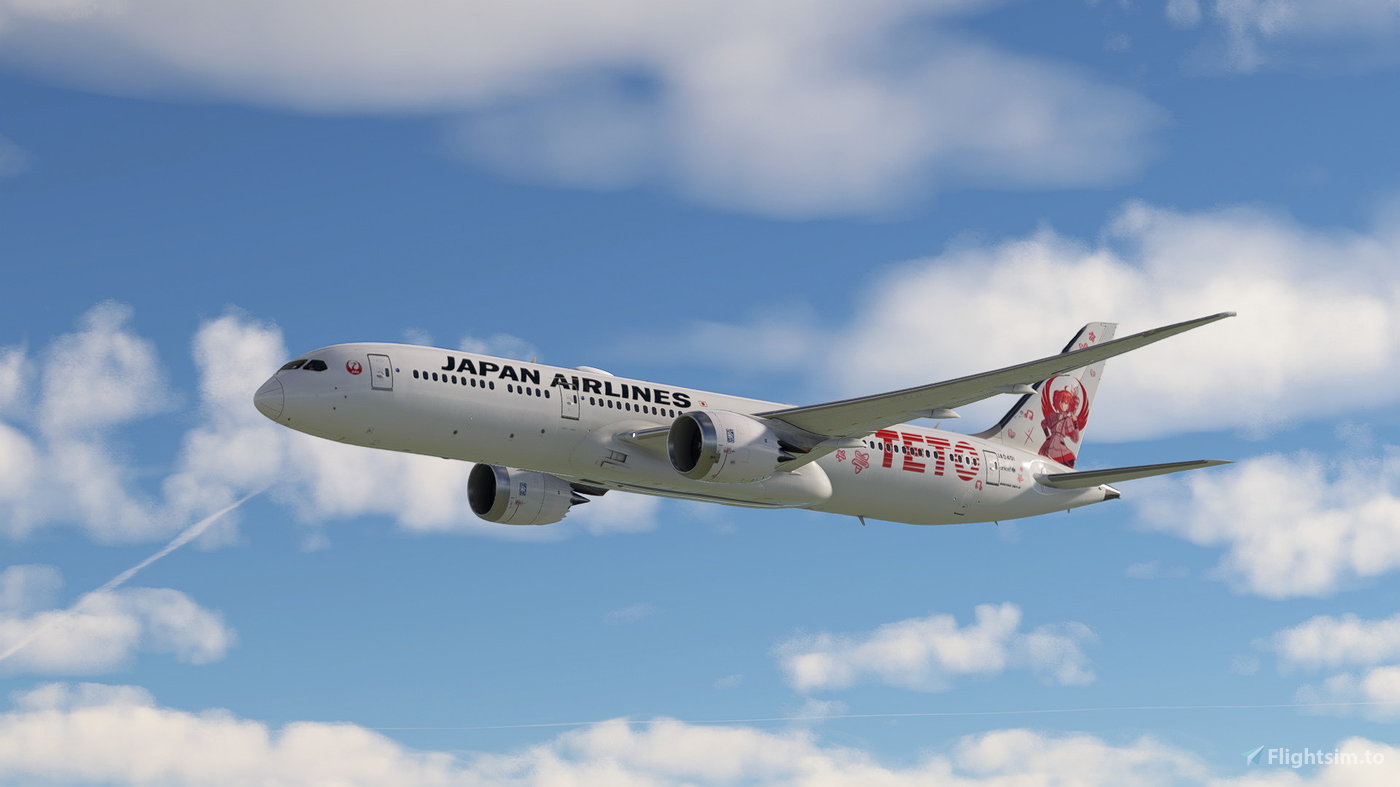 JAL x Kasane Teto JA0401 para Microsoft Flight Simulator | MSFS