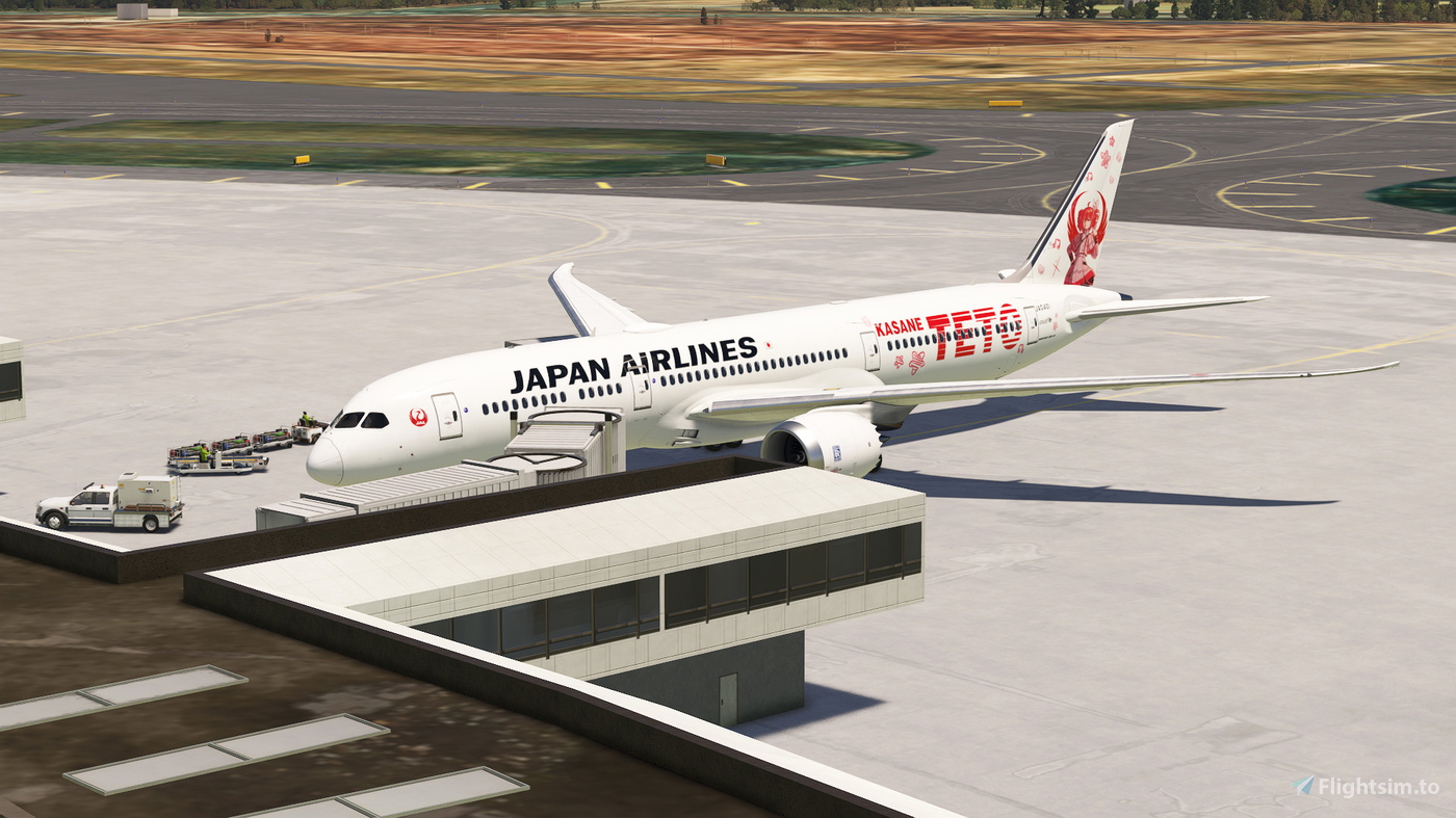 JAL x Kasane Teto JA0401 para Microsoft Flight Simulator | MSFS