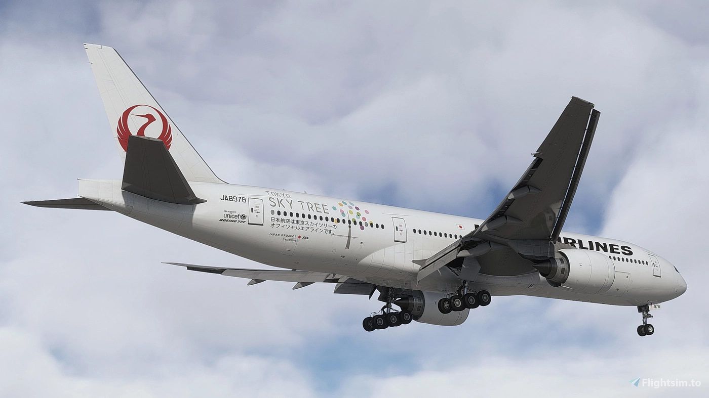 Japan Airlines | New Tsurumaru Domestic Fleet Special Livery Pack | PW | PMDG 777-200ER for ...