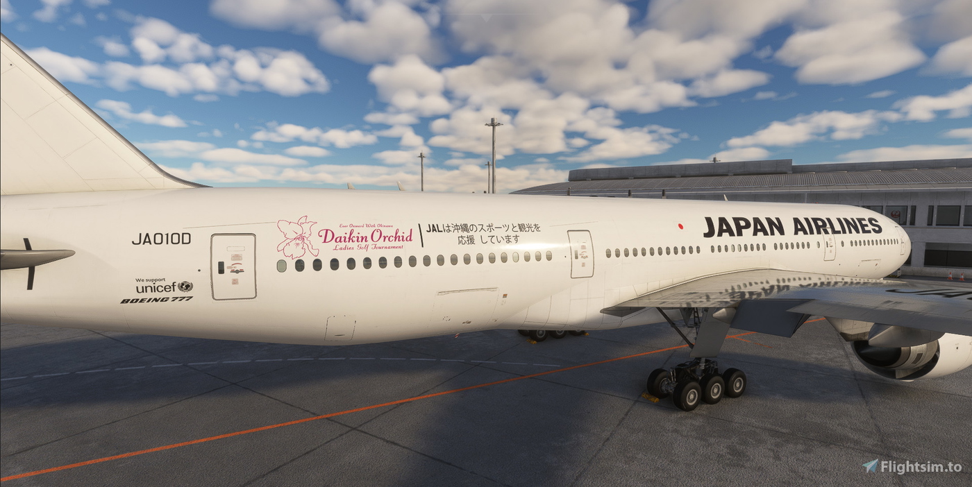Japan Airlines JA010D Daikin Orchid (With Cabin) for Microsoft Flight Simulator | MSFS