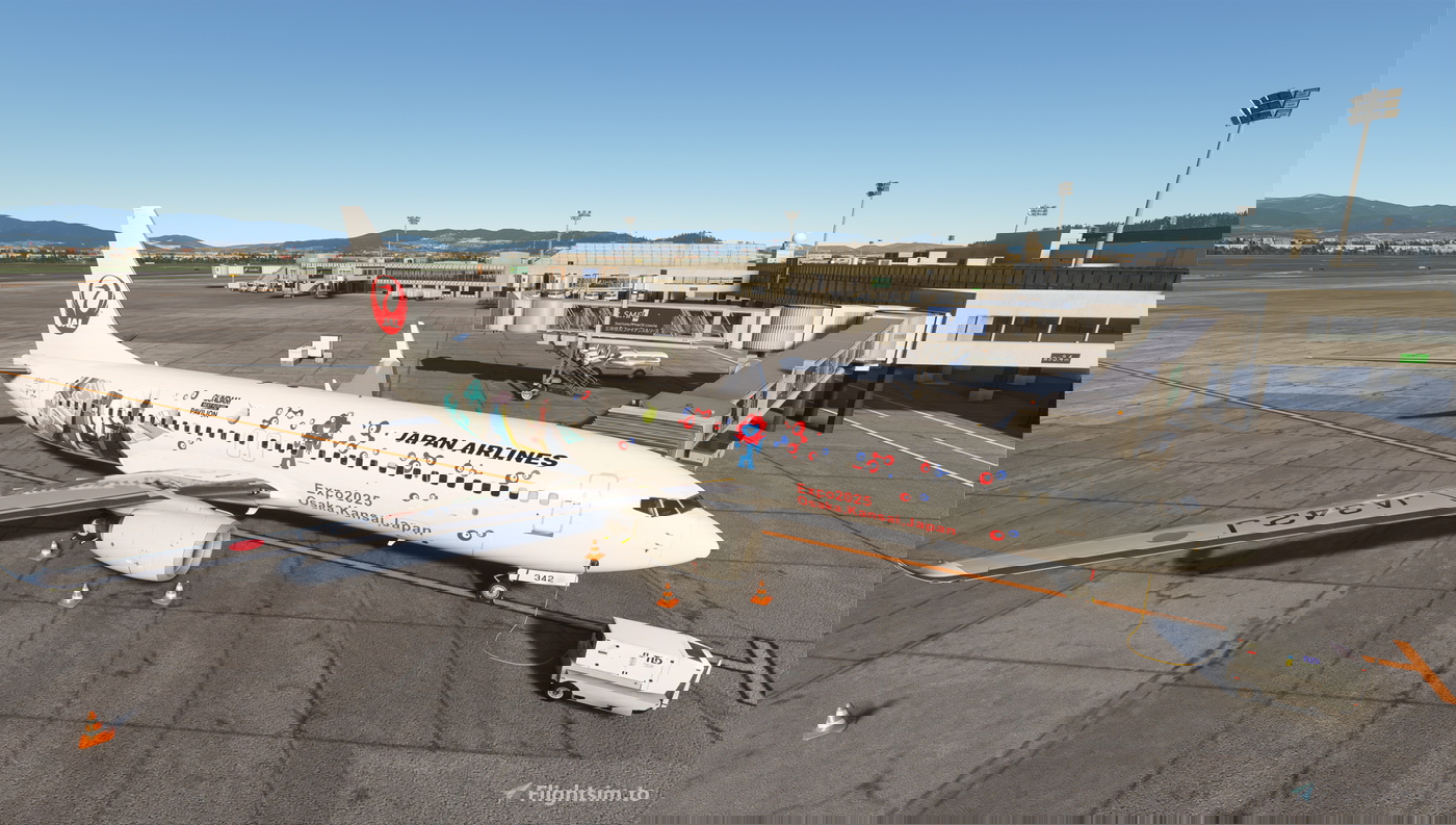 Japan Airlines JA342J "JAL×GUNDAM FLY TO THE FUTURE" for Microsoft Flight Simulator | MSFS