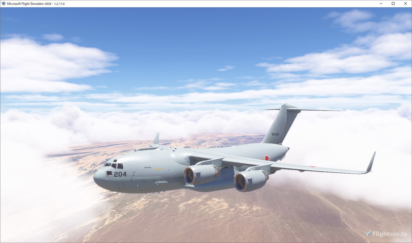 C-17 Japan JASDF C-2 style livery for Delta Simulations C17 - V3.0 for Microsoft Flight ...
