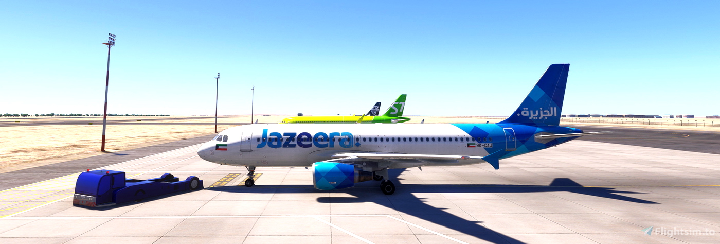 Jazeera Airways Mini Fleet | 8K | w/Cabin | Fenixsim A320 for Microsoft ...