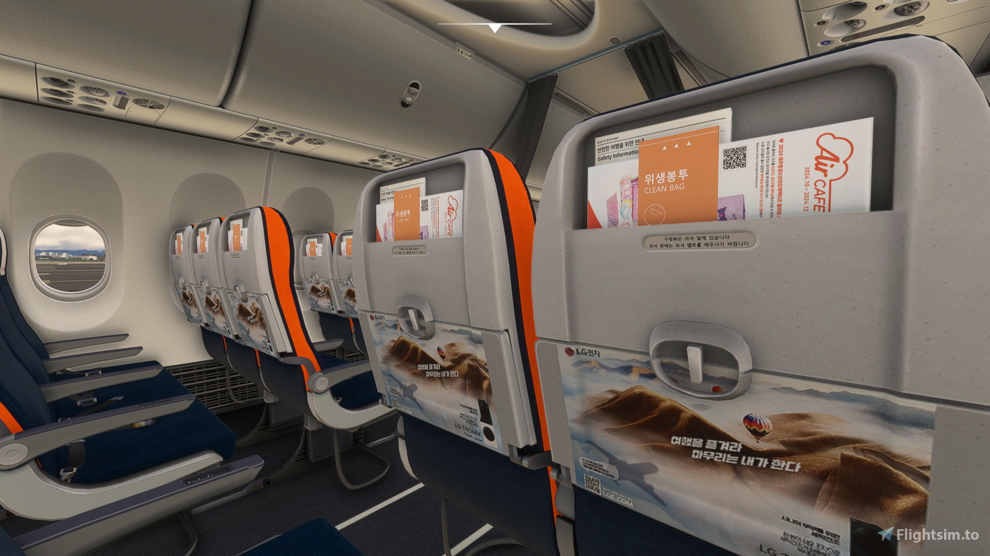 Jeju Air B737 MAX HL8524 Livery(with Cabin) for iFly B737 MAX for ...