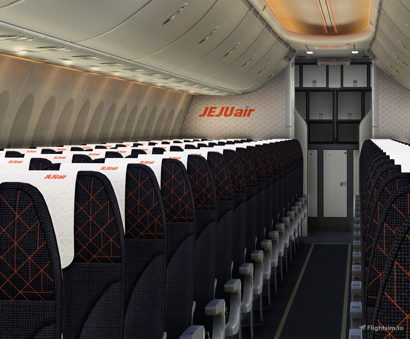 Jeju Air [HL8555] w/Cabin | iFly B737 MAX 8 for Microsoft Flight ...