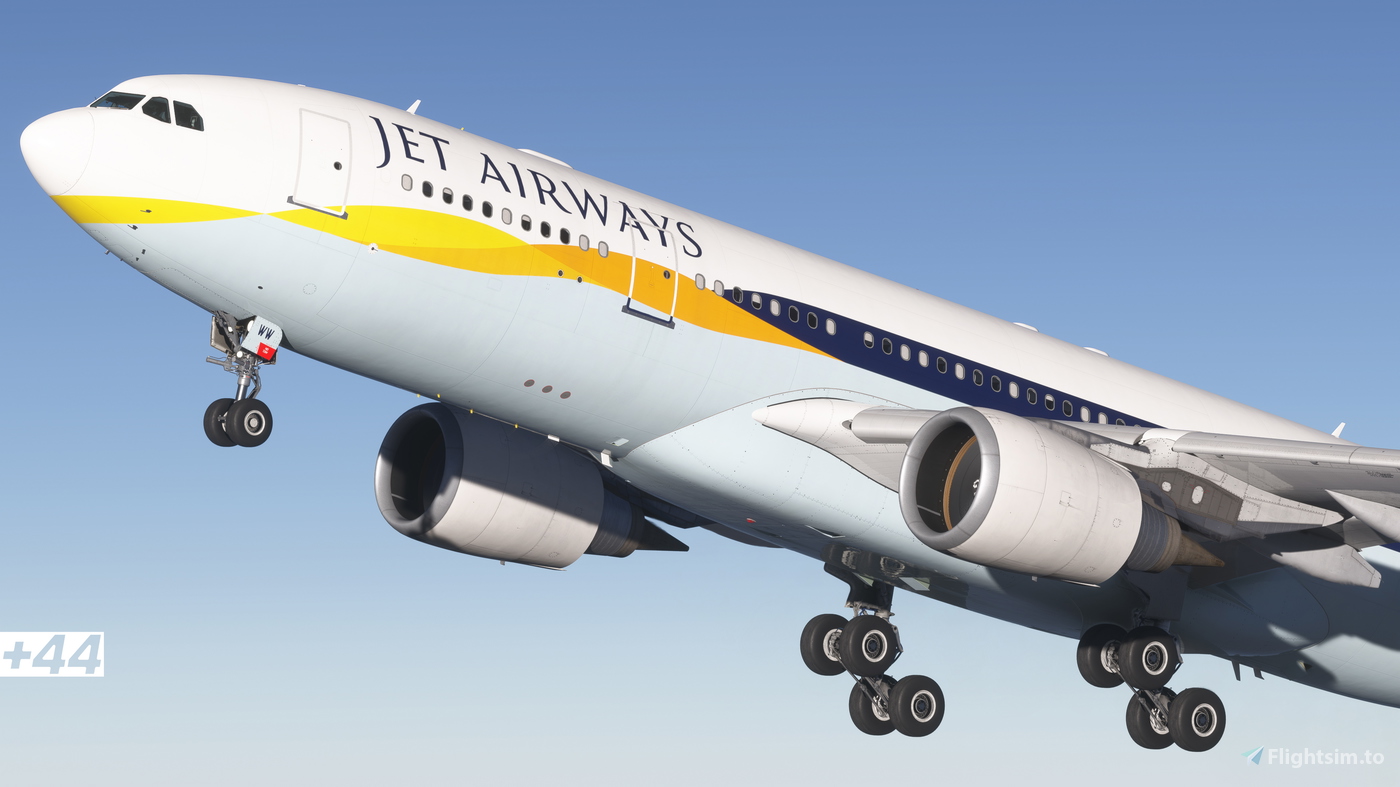 Jet Airways w/ Cabin [Pack] iniBuilds A330-200 - 8K のために Microsoft ...