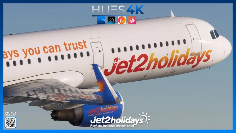 Jet2 Holidays Fleet Pack | 8K | Fenix A321 for Microsoft Flight Simulator | MSFS