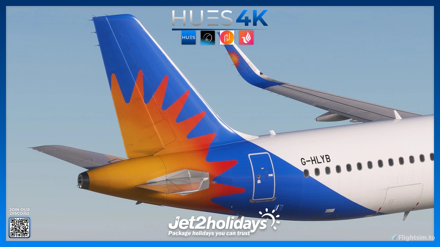 Jet2 Holidays Fleet Pack | 8K | Fenix A321 for Microsoft Flight Simulator | MSFS