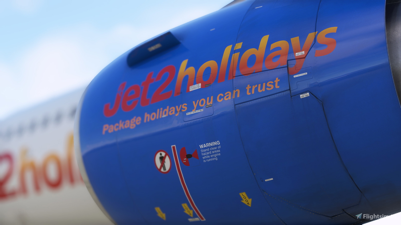 Jet2 Holidays (Fleet) - Fenix A321 for Microsoft Flight Simulator | MSFS