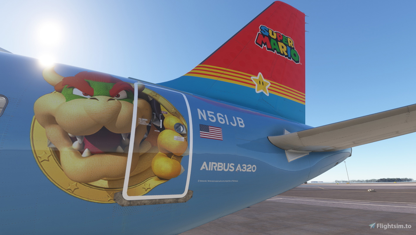 JetBlue N561JB Super Mario (Happy Mario Day) for Microsoft Flight ...