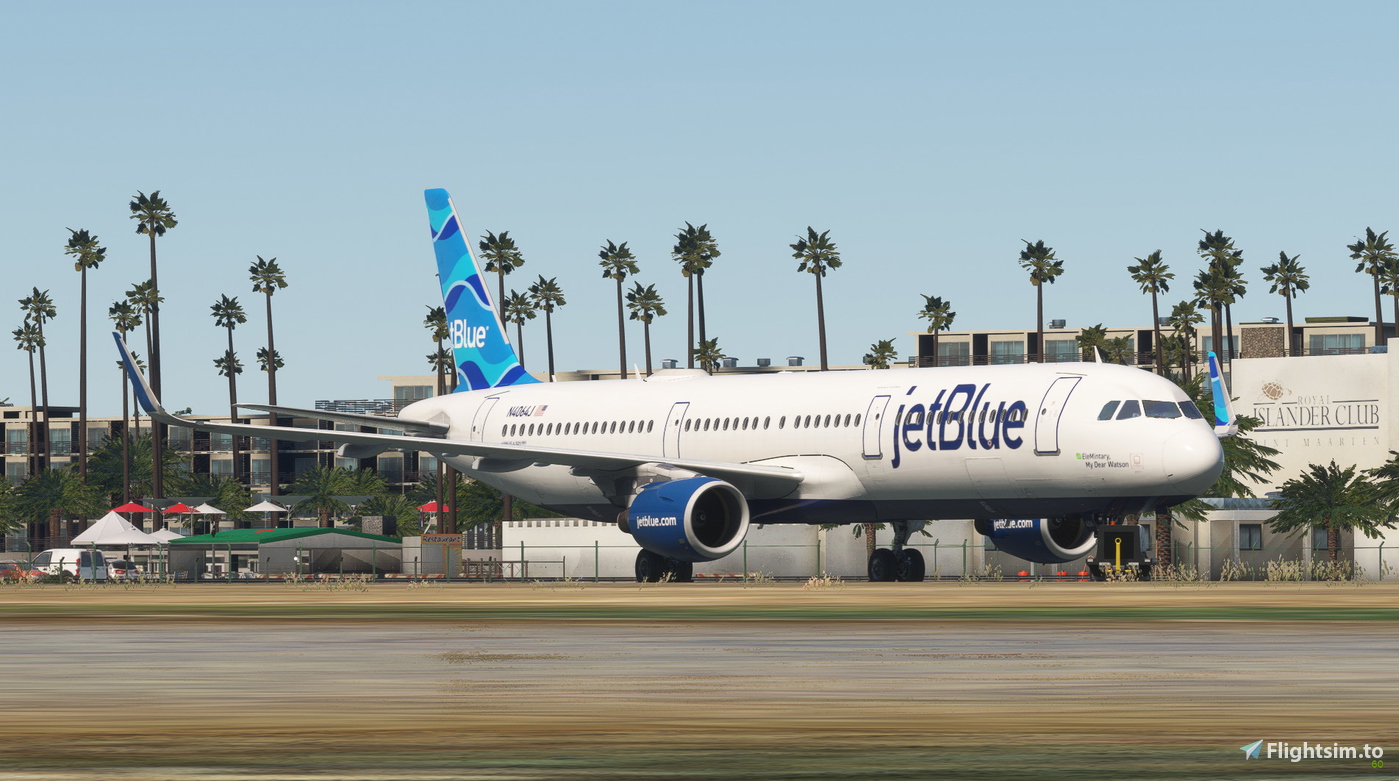 N4064J JetBlue A321NX (LR) (Fictional) Livery 8K for Microsoft Flight ...
