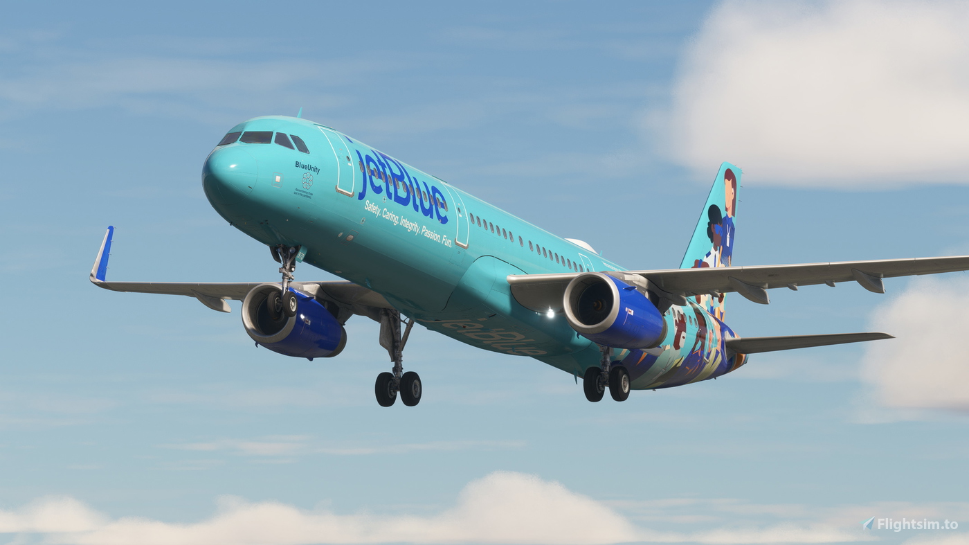 JetBlue "BlueUnity" (N970JB) - Fenix Simulations A321 for Microsoft Flight Simulator | MSFS