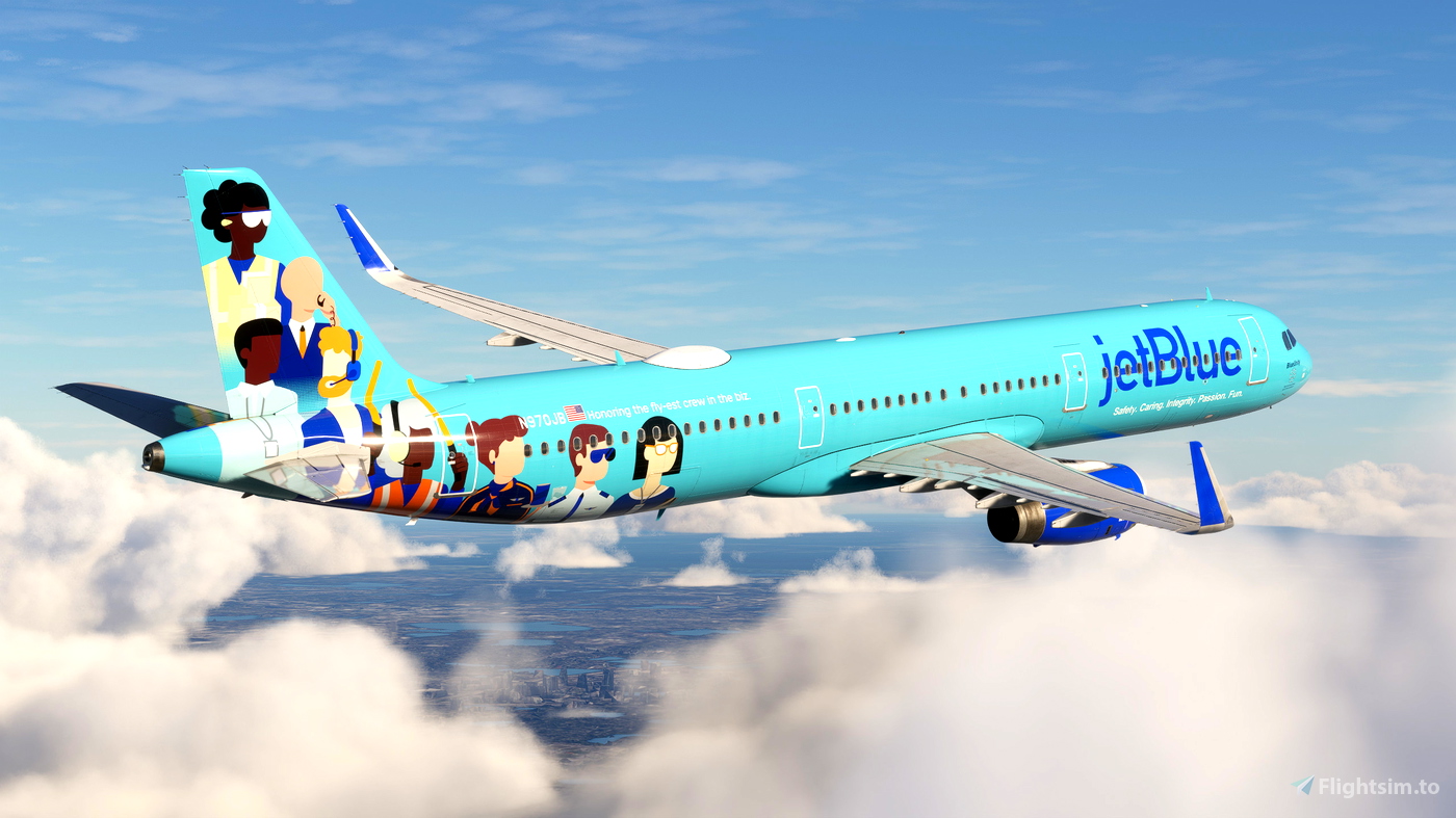 JetBlue "BlueUnity" (N970JB) - Fenix Simulations A321 for Microsoft Flight Simulator | Feed